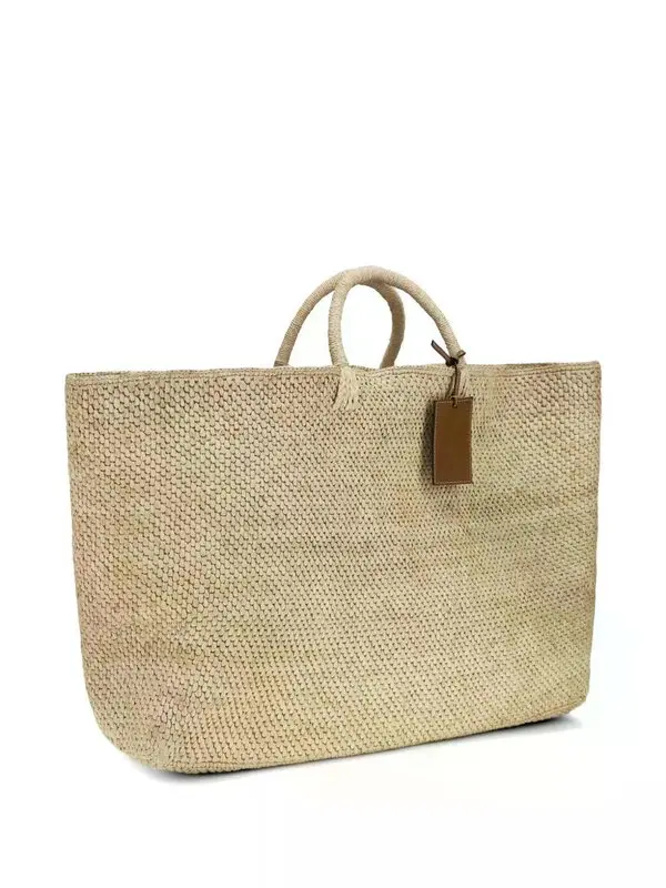 Manebí Maxi Saona Woven Tote Bag - Neutrals