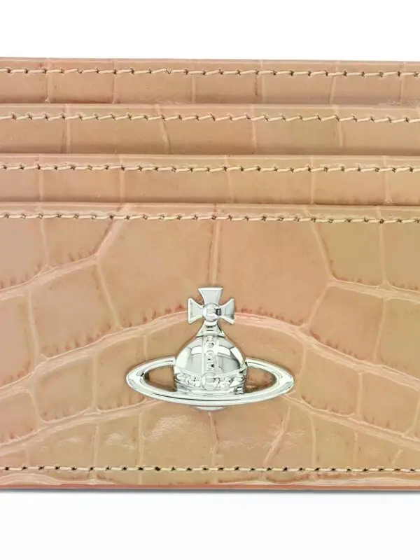 VIVIENNE WESTWOOD Orb Embossed Cardholder - Neutrals