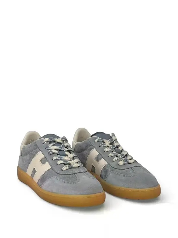 Hogan Logo Patch Sneakers - Blue