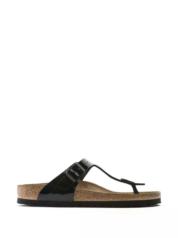BIRKENSTOCK Gizeh Buckle-fastening Sandals - Black