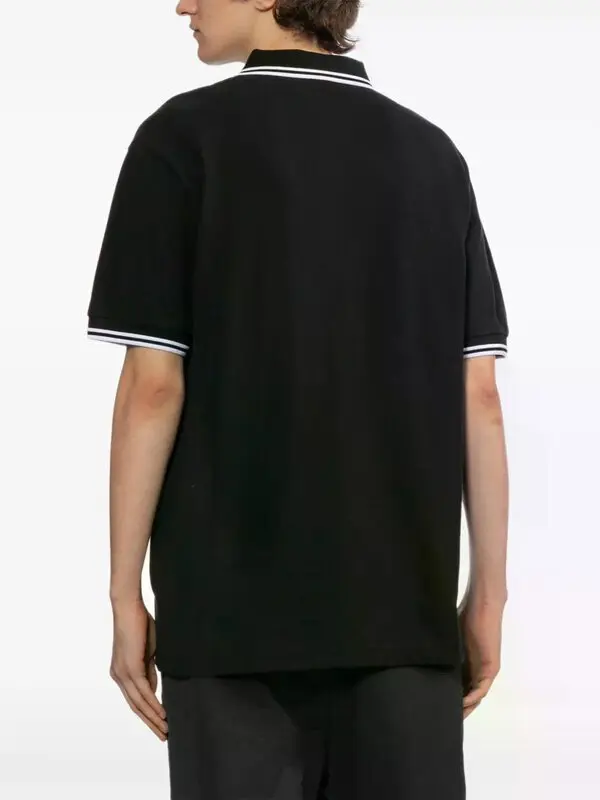 New Era Logo-patched Short-sleeve Polo Shirt