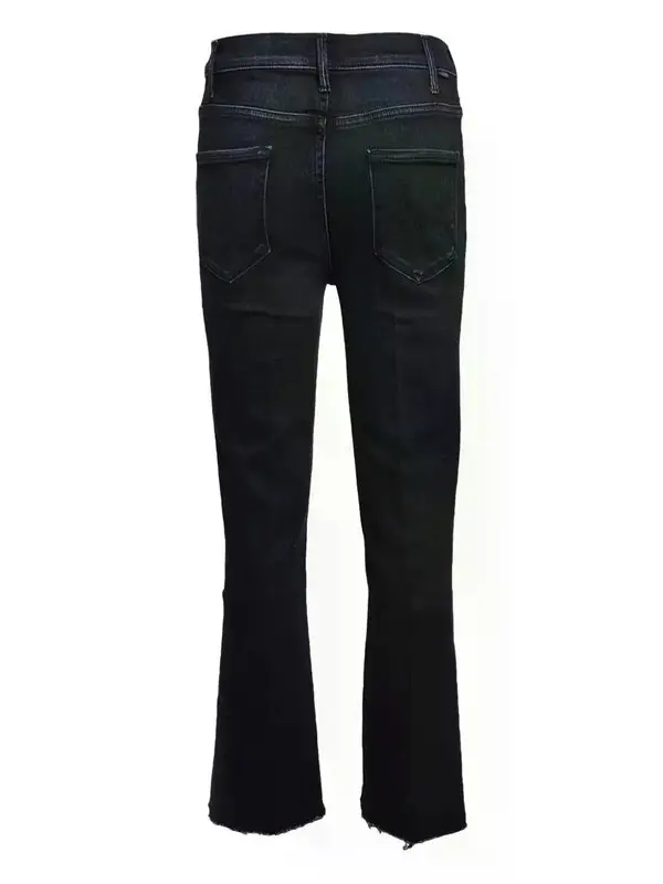 MOTHER The Hustler Frayed Jeans - Black