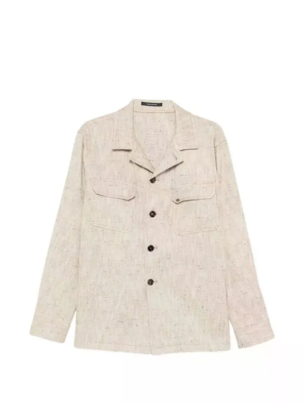Tagliatore Button Pocket Shirt - Neutrals