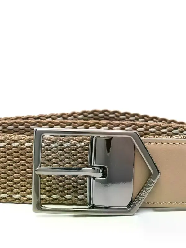 Canali Woven Buckle Belt