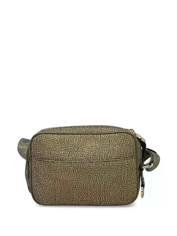 Borbonese Zip-up Shoulder Bag - Green