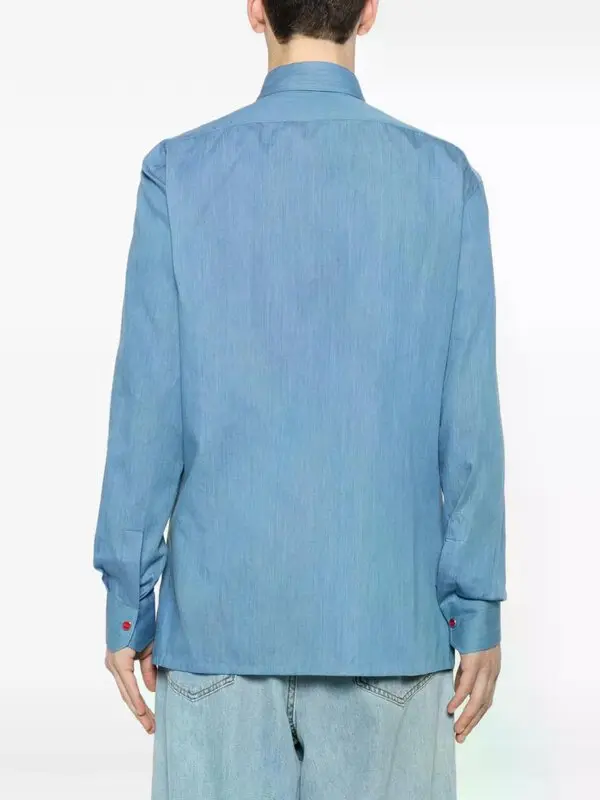 Kiton Patch-pocket Snap-button Shirt