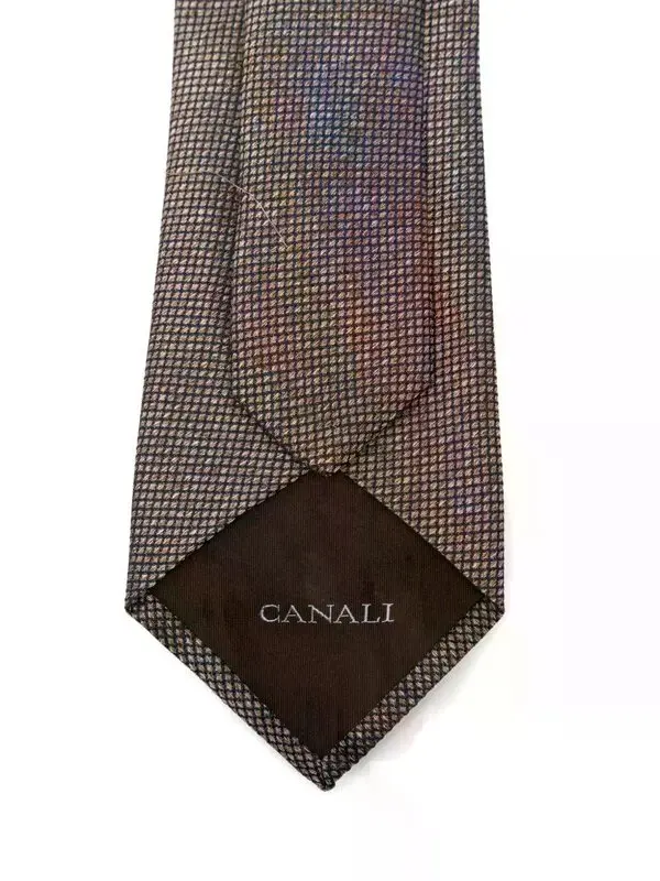 Canali Patterned Neck Tie