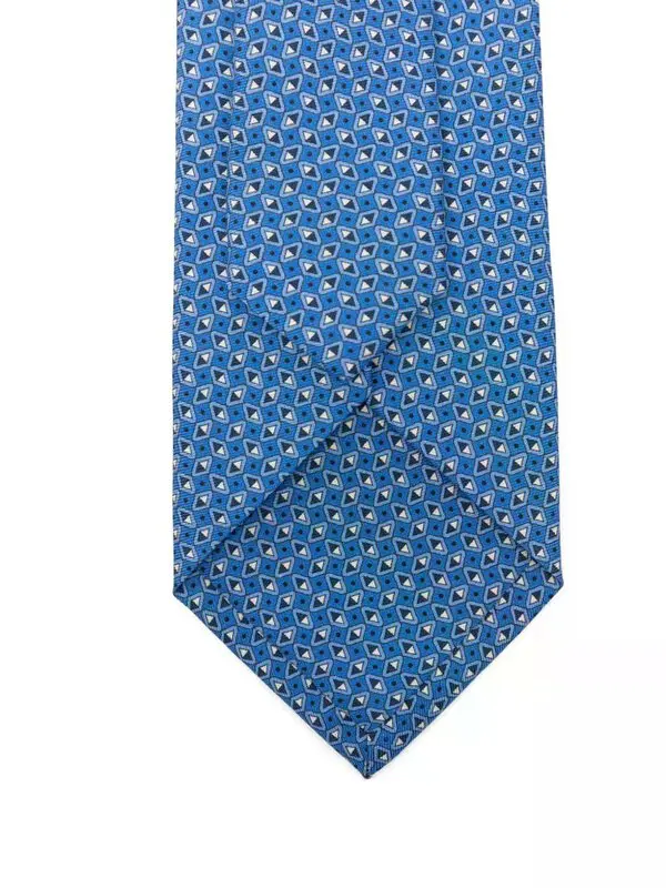 Canali Patterned Neck Tie