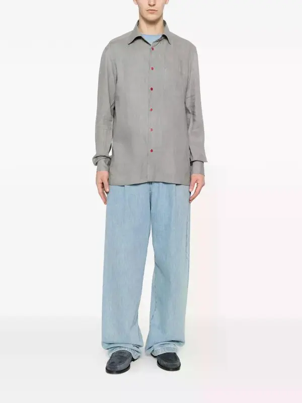 Kiton Snap-button Patch-pocket Shirt