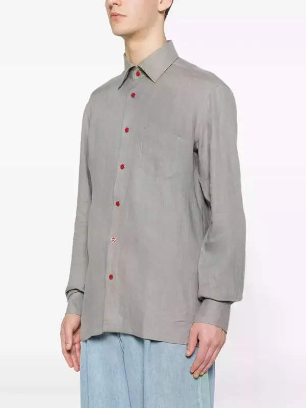 Kiton Snap-button Patch-pocket Shirt