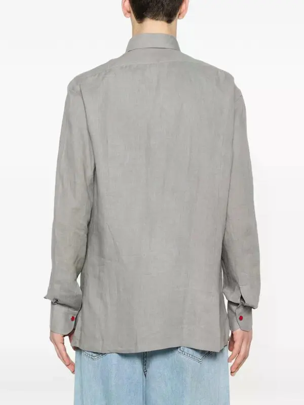 Kiton Snap-button Patch-pocket Shirt