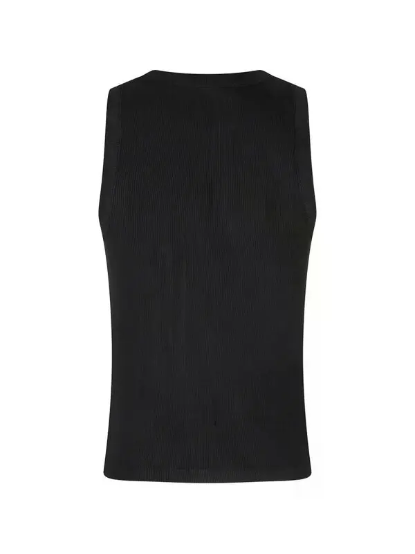 DES_PHEMMES Embellished Tank Top - Black