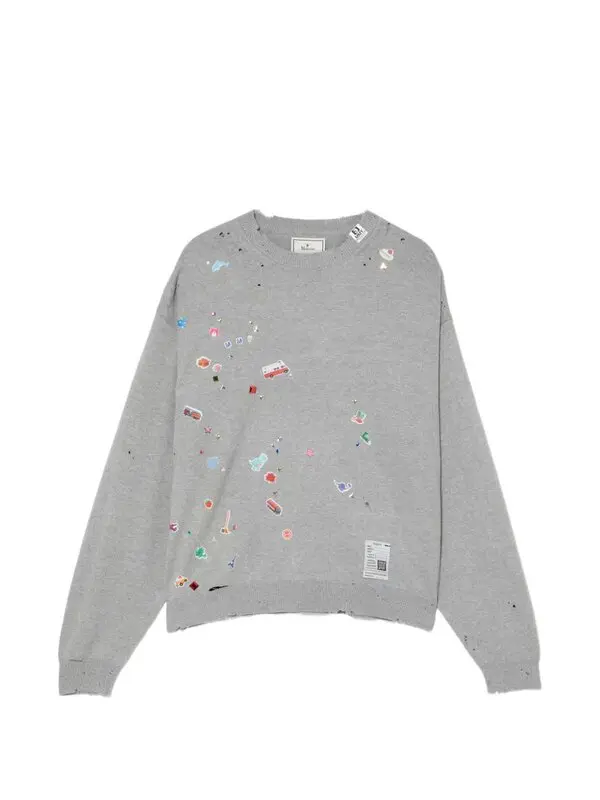 Mihara Yasuhiro Graphic-appliqué Sweater