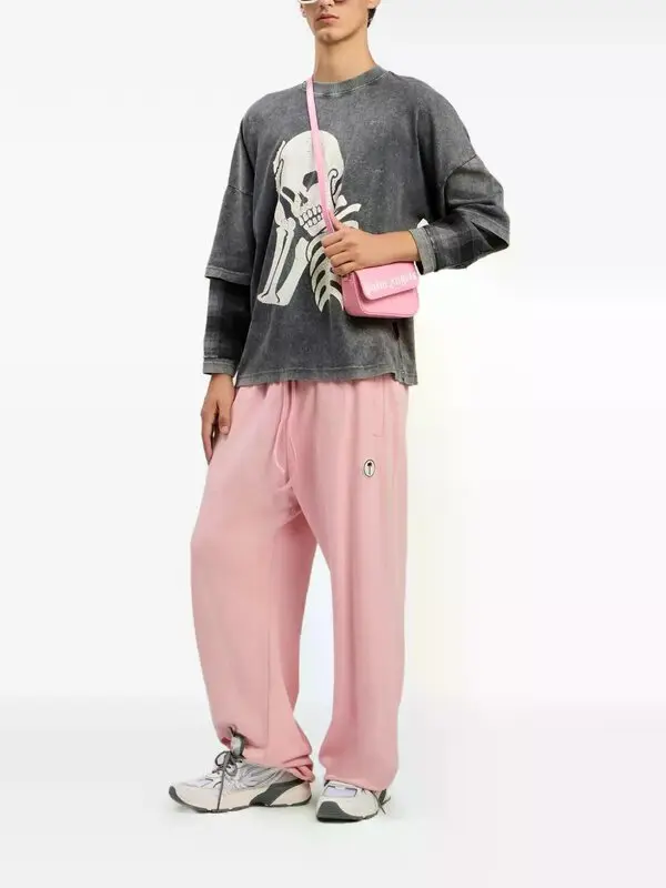 Palm Angels Skull Graphic Long-sleeve Shirt