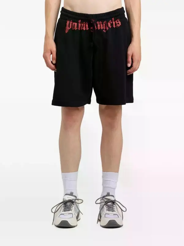 Palm Angels Sweat Shorts - Black