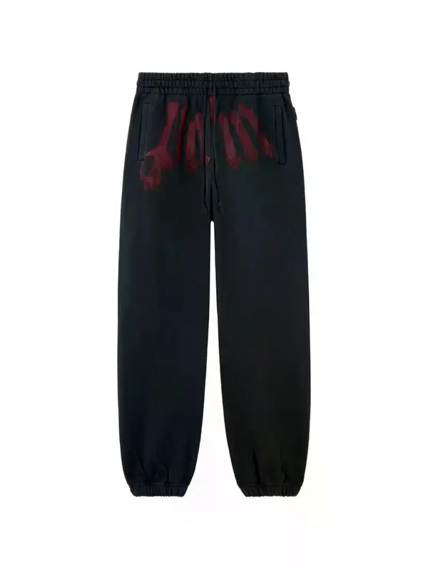 Palm Angels Logo-print Track Pants - Black