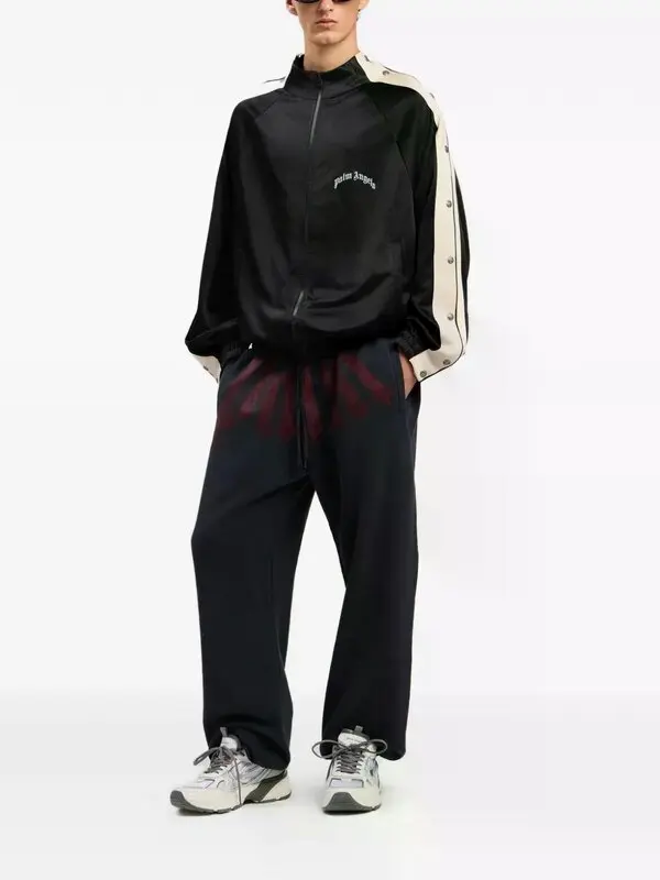 Palm Angels Logo-print Track Pants - Black