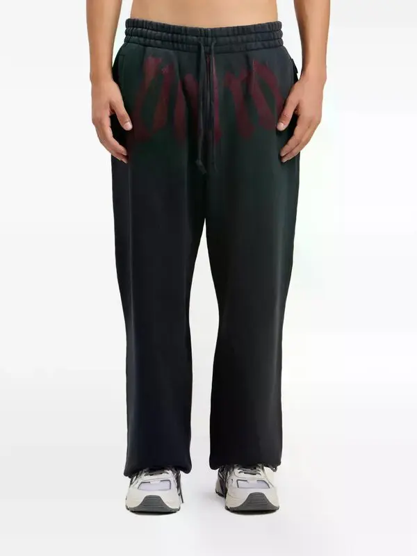 Palm Angels Logo-print Track Pants - Black