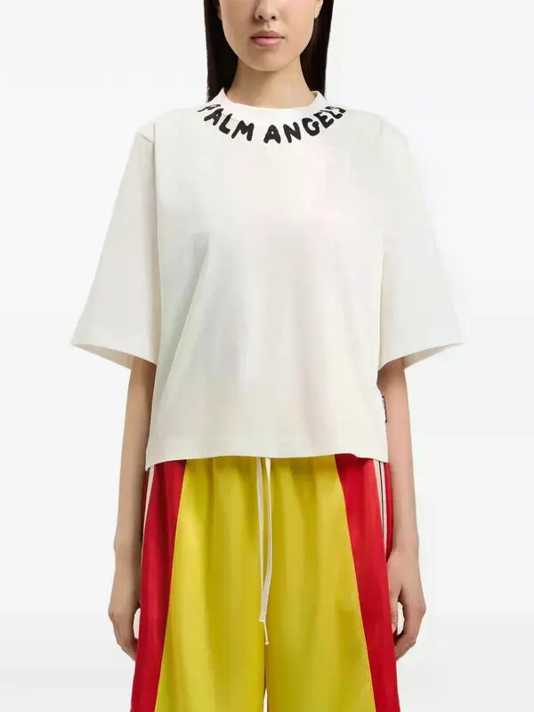 Palm Angels Logo-printed Crew-neck T-shirt