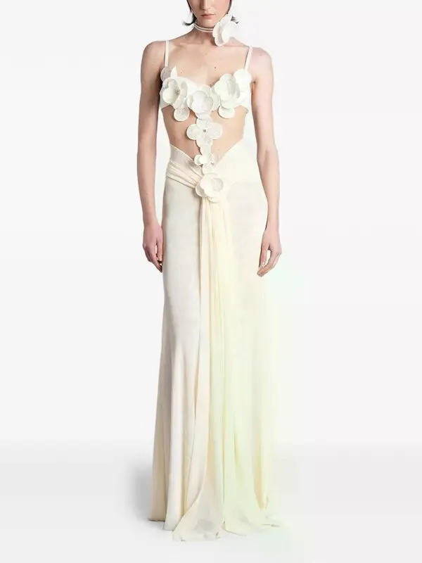 David Koma Flared Sleeve Dress