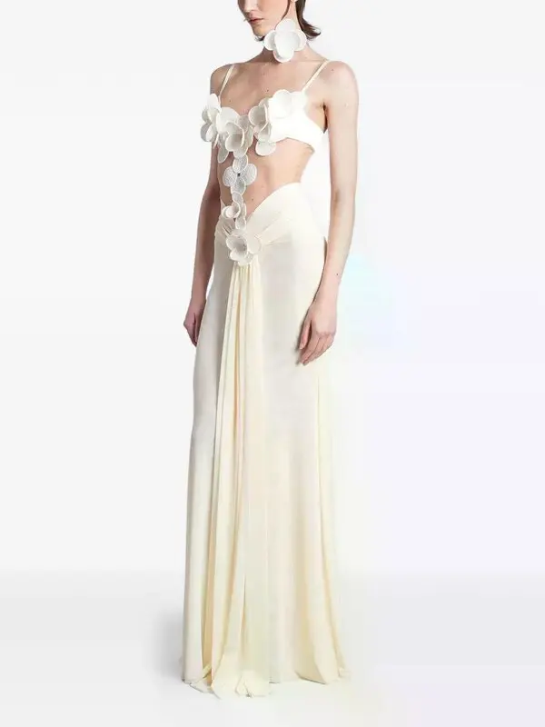 David Koma Flared Sleeve Dress