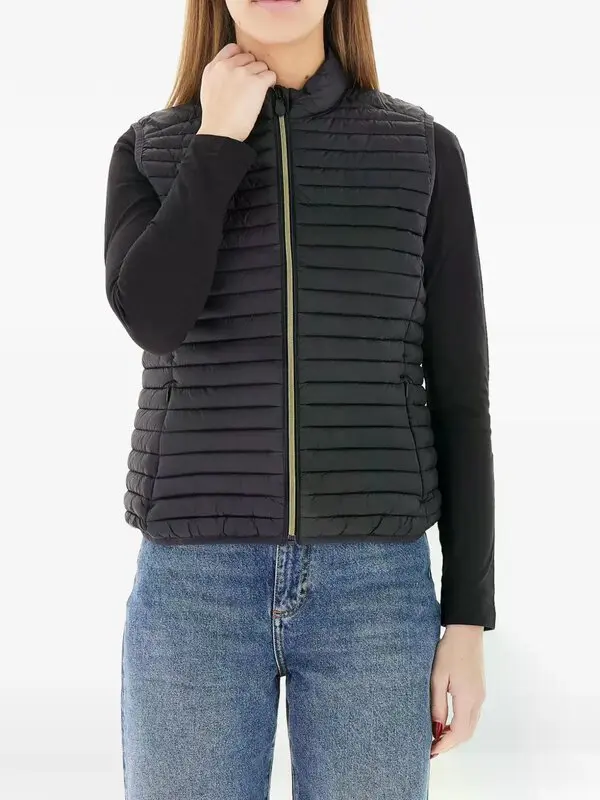 SAVE THE DUCK Quilted Gilet - Black