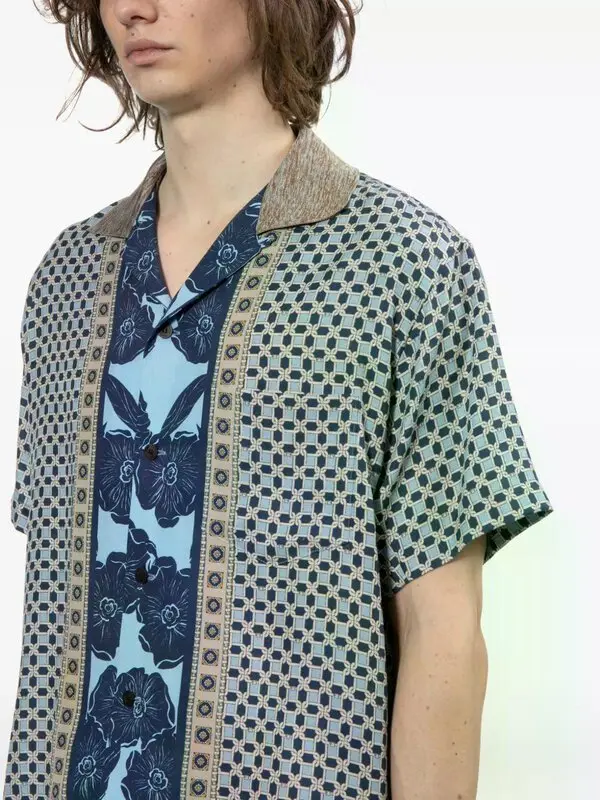Toga Geometric-print Shirt