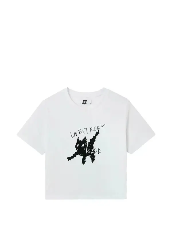 Izzue Graphic Print T-shirt - White