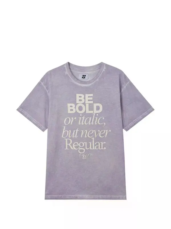 Izzue Graphic-print T-shirt - Purple