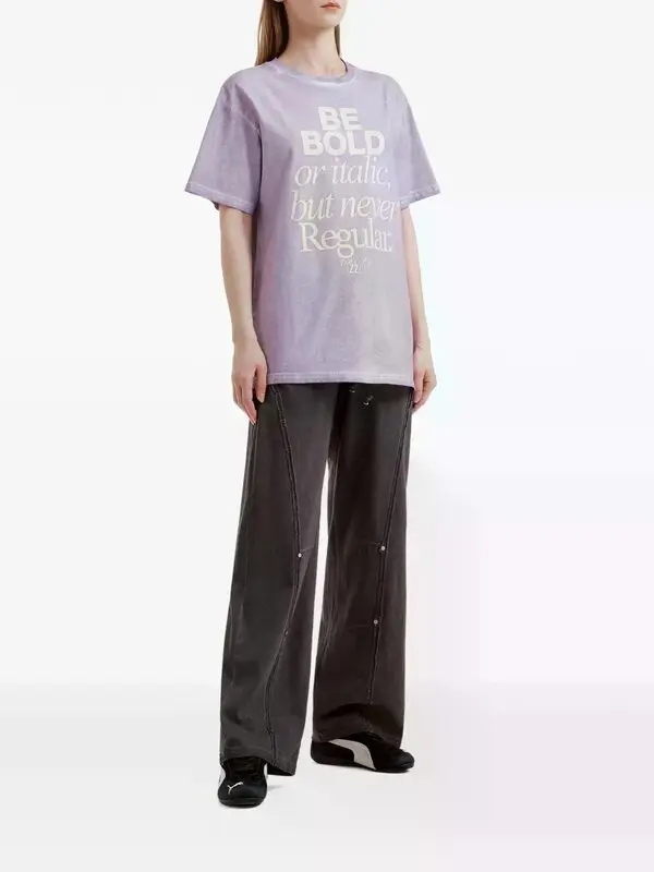 Izzue Graphic-print T-shirt - Purple