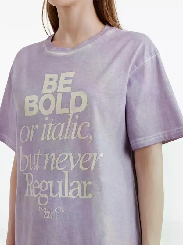Izzue Graphic-print T-shirt - Purple