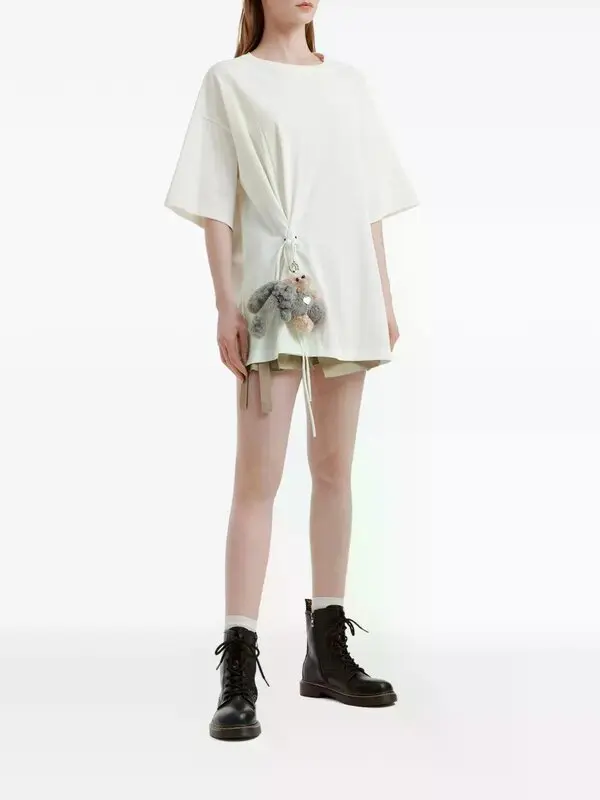 Izzue Cotton T-shirt With Plush Charm