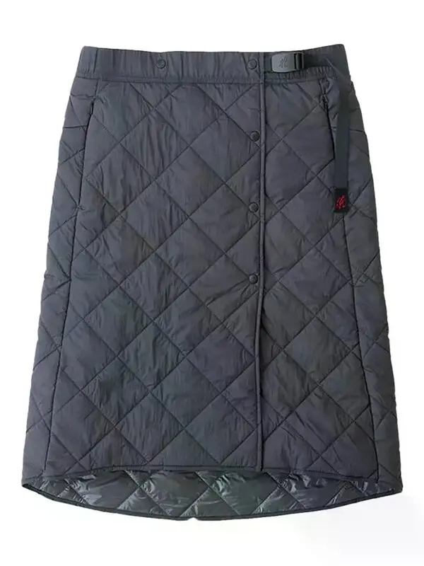 Gramicci Quilted-effect Midi Skirt - Grey