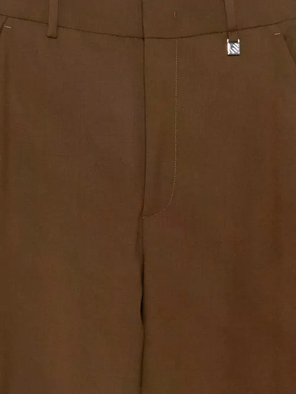 Giuseppe Di Morabito Wool Wide-leg Trousers