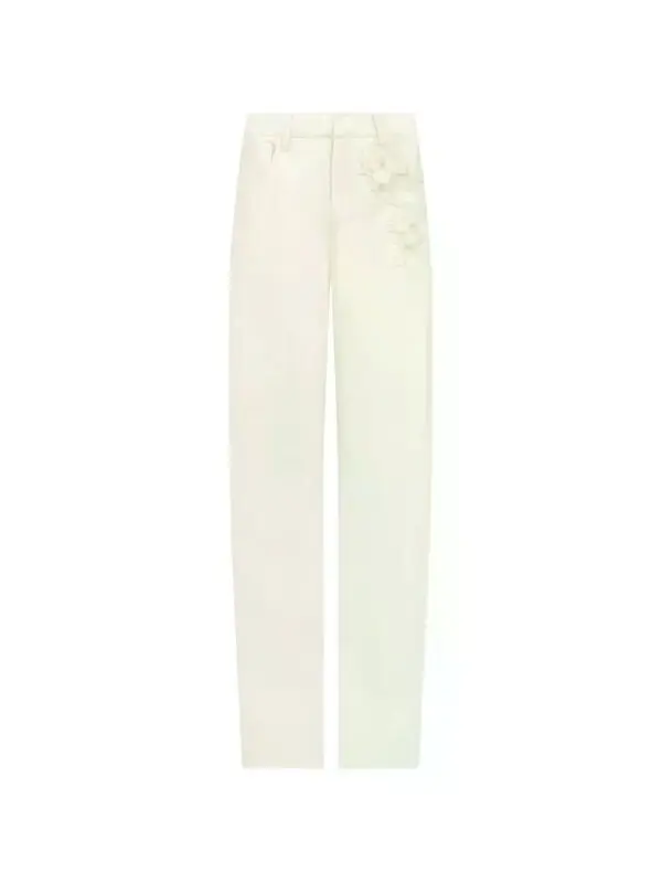 David Koma Floral Appliqué Trousers