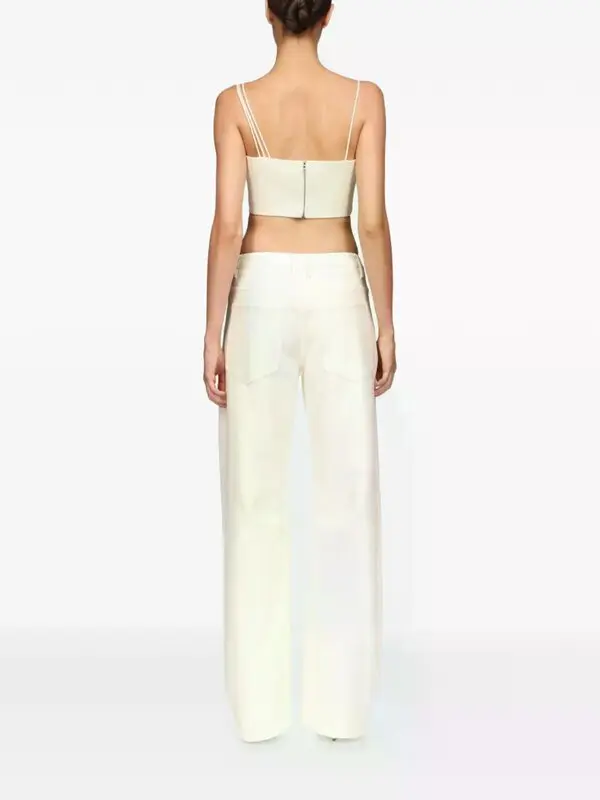 David Koma Floral Appliqué Trousers