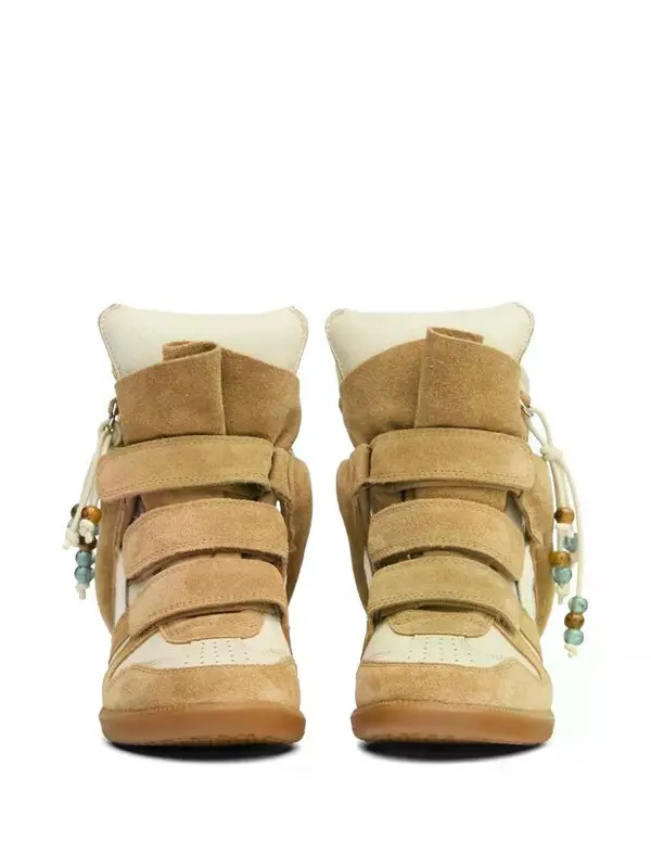 Isabel Marant Étoile Bekett Wedge Sneakers - Neutrals