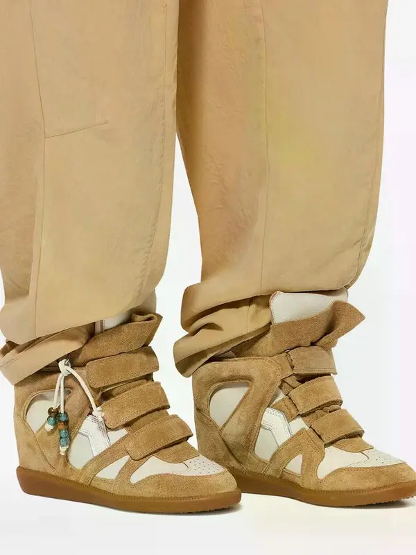 Isabel Marant Étoile Bekett Wedge Sneakers - Neutrals