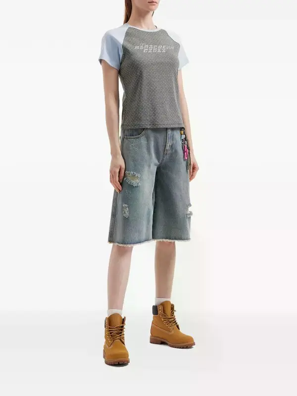 MINI CREAM Polka-dot T-shirt