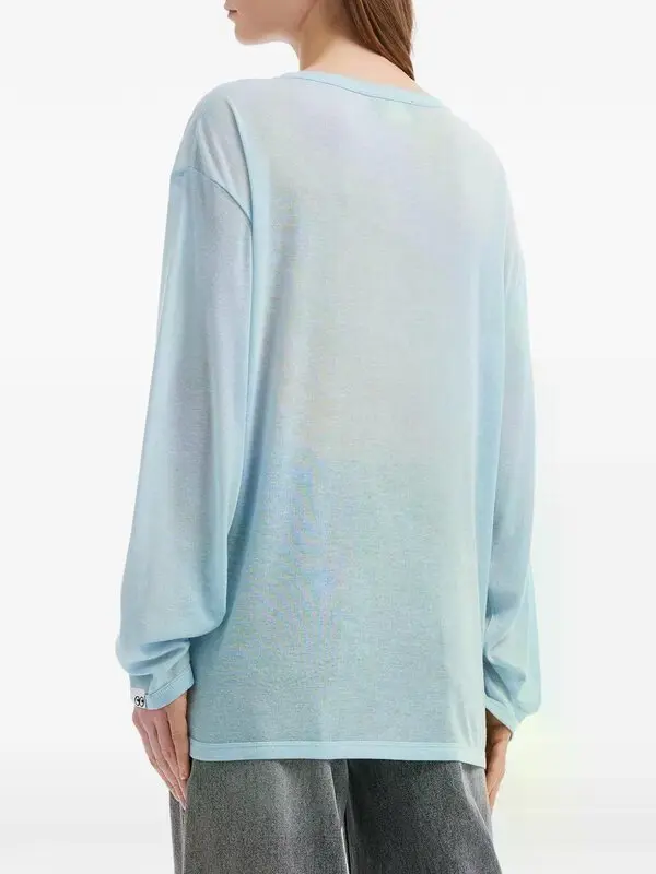 MINI CREAM Graphic-print Long-sleeve T-shirt