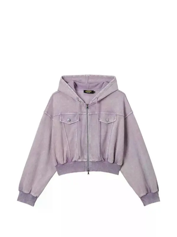 MINI CREAM Flap-pockets Hoodie