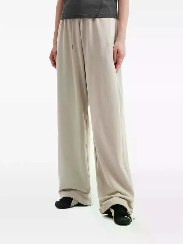 MINI CREAM Drawstring Wide-leg Trousers