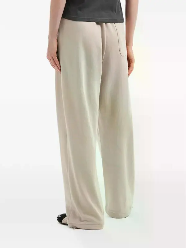 MINI CREAM Drawstring Wide-leg Trousers