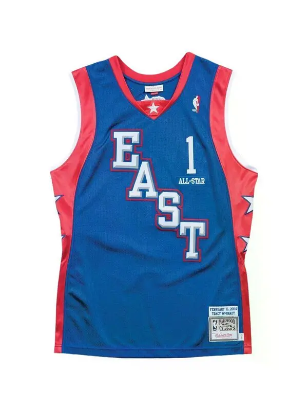 Mitchell & Ness Nba All-star East 2004 Tracy Mcgrady Top - Blue
