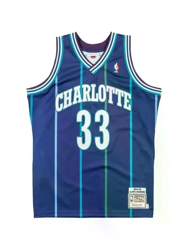 Mitchell & Ness Alonzo Mourning 1994 Charlotte Hornets Top