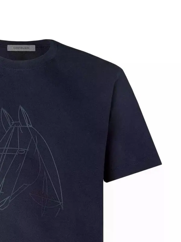 Corneliani Horse-print T-shirt