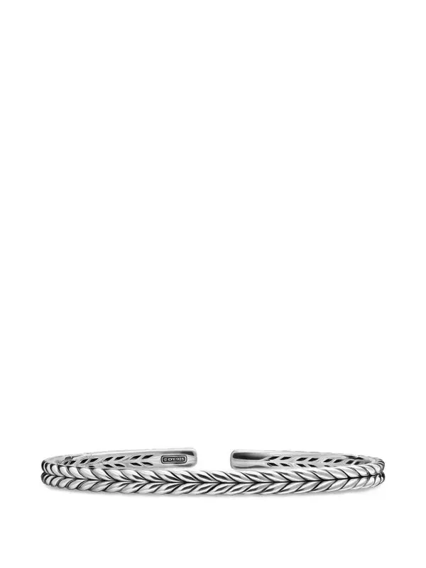 David Yurman Chevron Flex Bracelet - Silver