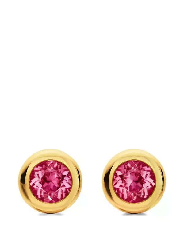 David Yurman Bezel-set Stud Earrings - Gold