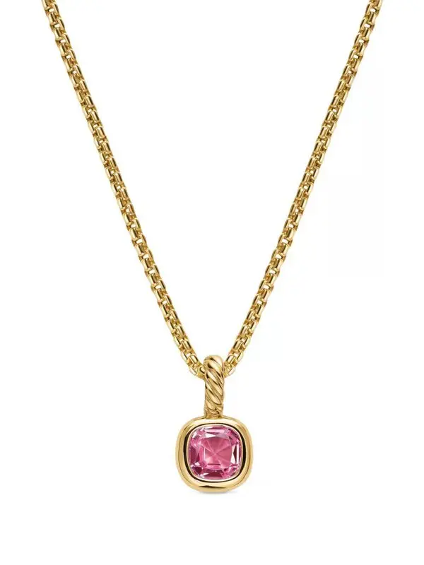 David Yurman Mini Cushion Cut Amulet - Gold