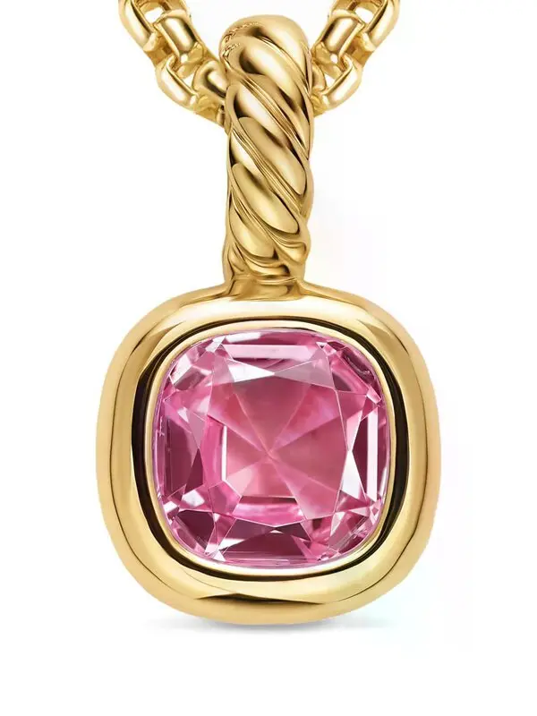 David Yurman Mini Cushion Cut Amulet - Gold